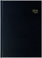 Agenda 2026 Brepols Bremax Santex A4 1dag/2pagina's 8 kolommen zwart ...